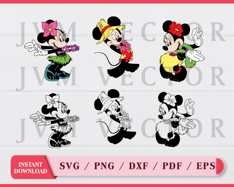 Mouse Laua Partysvg, Clipart, Digital File - Etsy