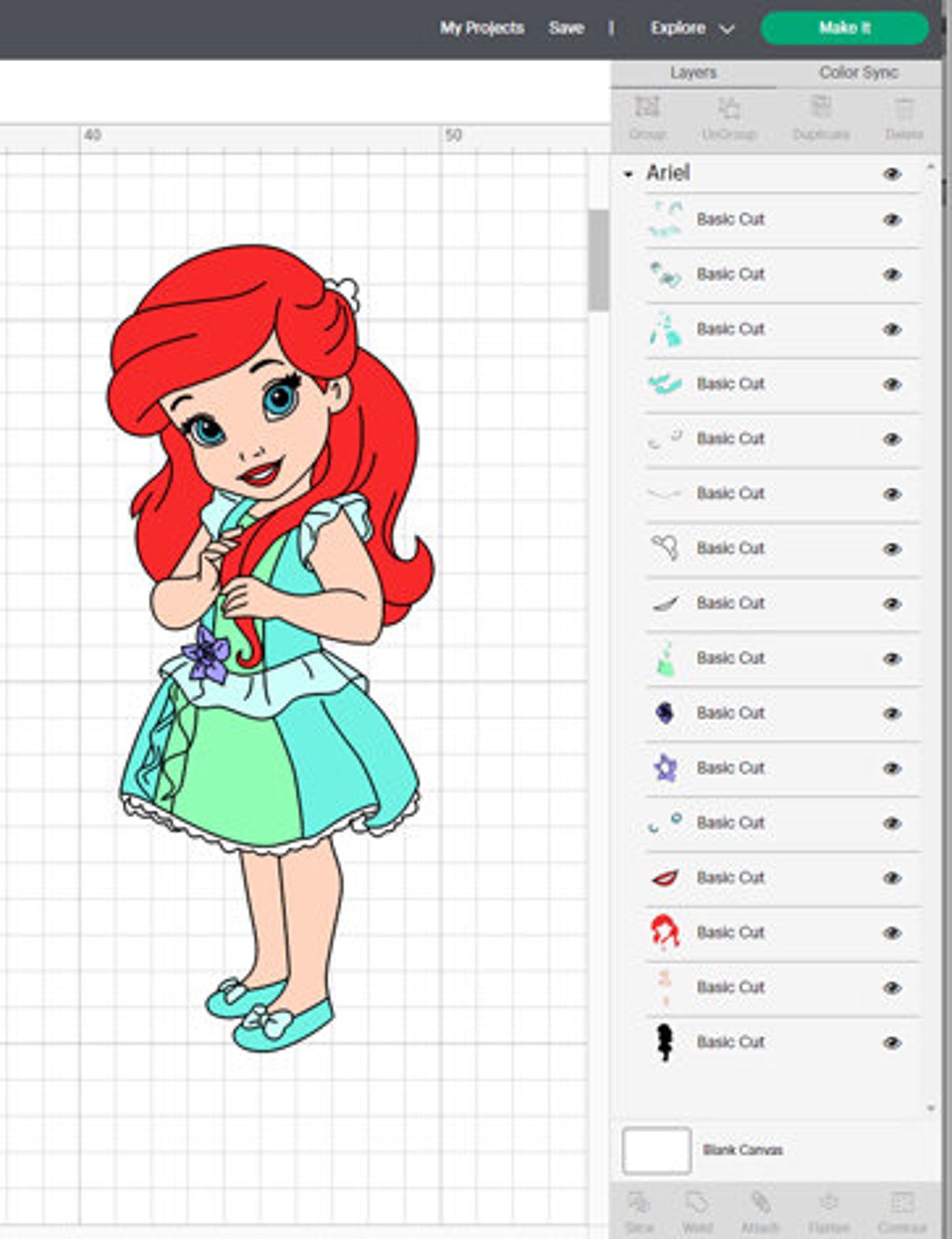 Baby Princess Vector SVG Bundle, Clipart, Eps, Png, Dxf, Pdf, Layered ...