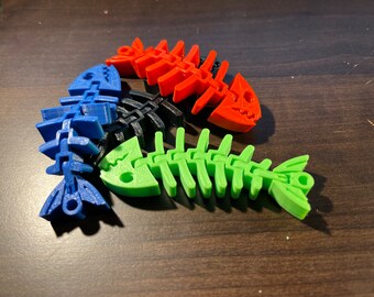 3d Fish Keychain - Etsy