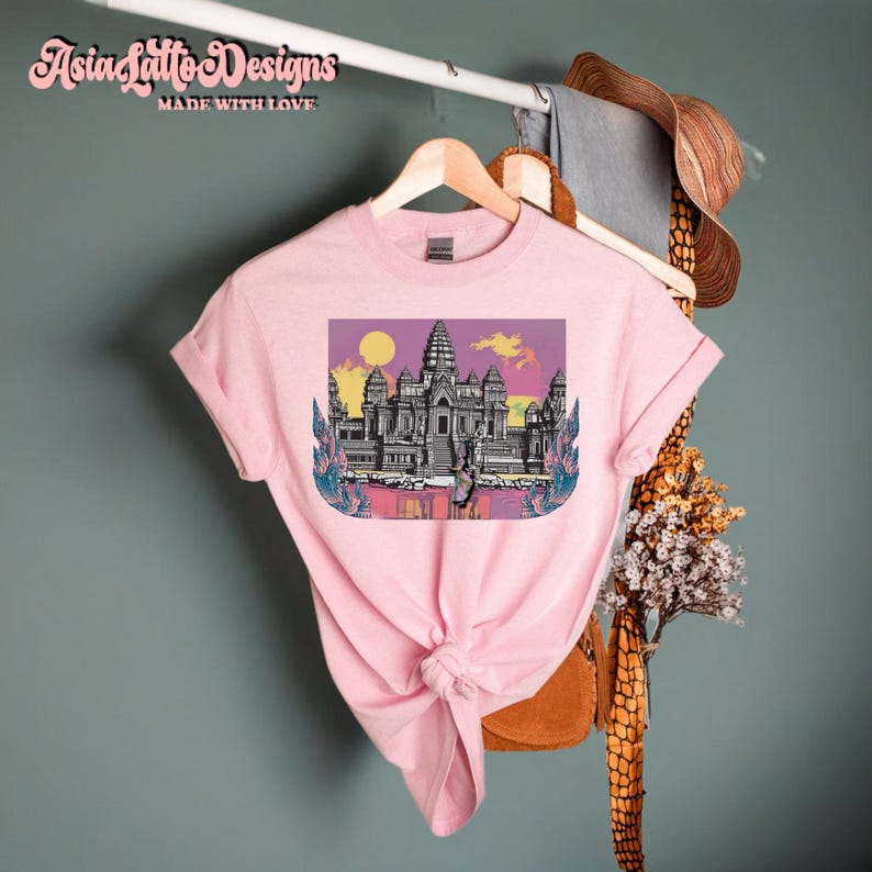 Khmer Angkor Wat Pop Art II Shirts, Khmer Sweatshirts, Cambodian Shirts ...