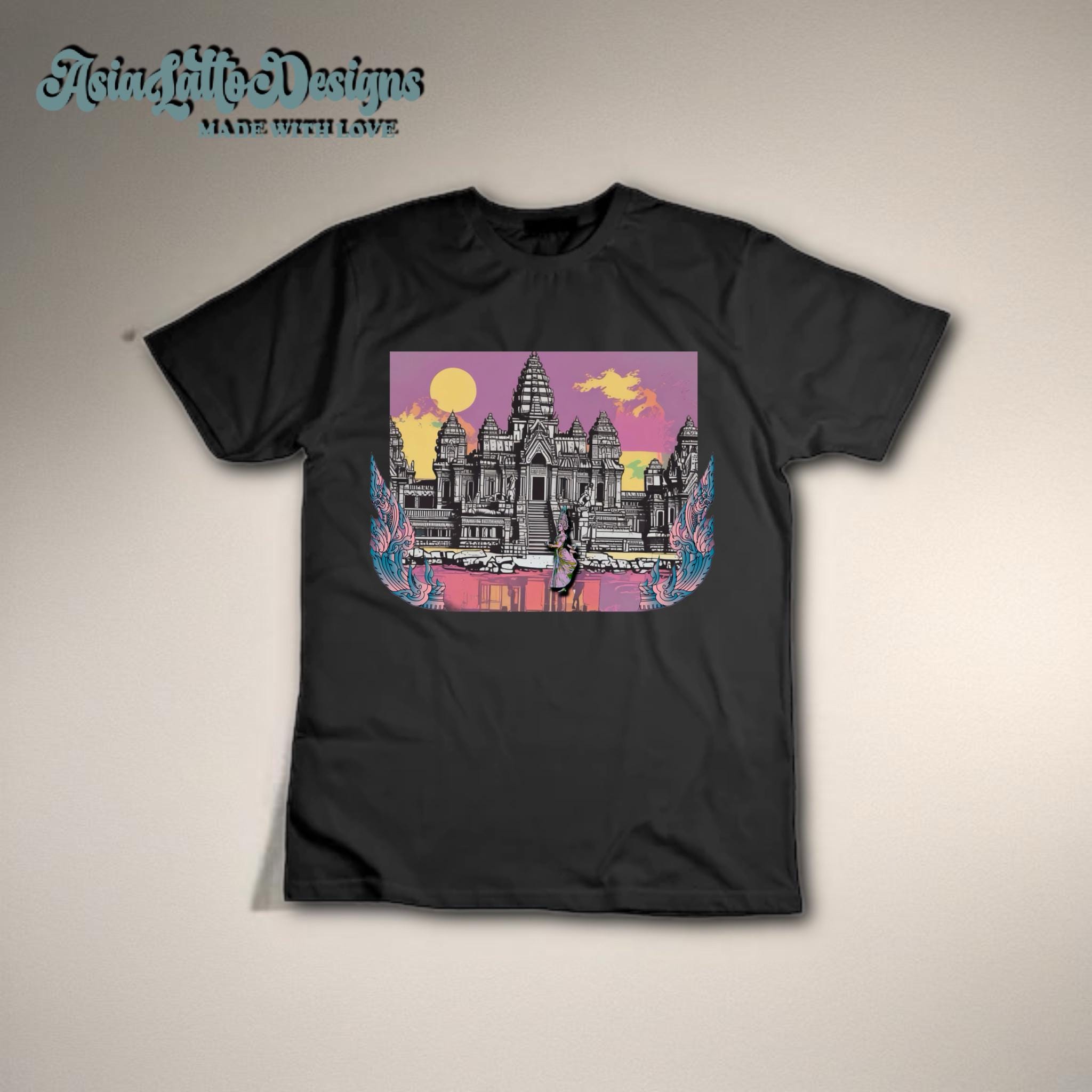 Khmer Angkor Wat Pop Art II Shirts, Khmer Sweatshirts, Cambodian Shirts ...