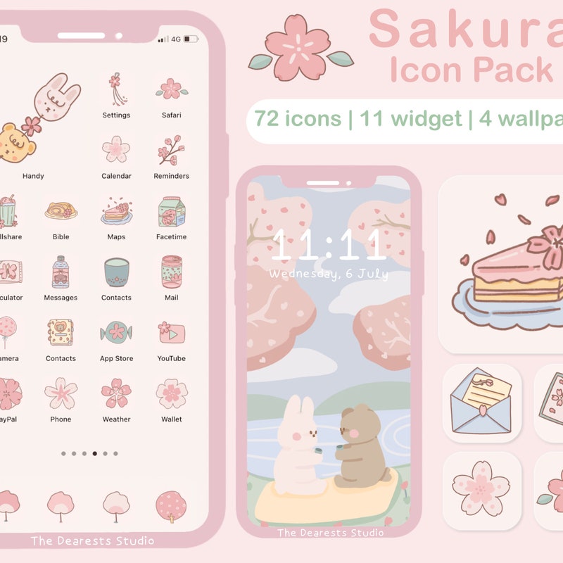Cute Cherry Wallpaper Apps - Etsy UK