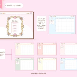 Cute Pastel Study Planner – Digital Academic Companion (PDF) - Etsy