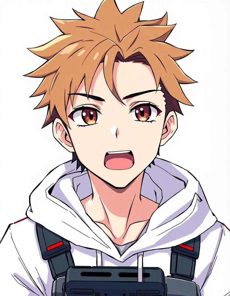 Male Vtuber PNG Avatar | Premade Vtuber Model | Pngtuber Male Model ...