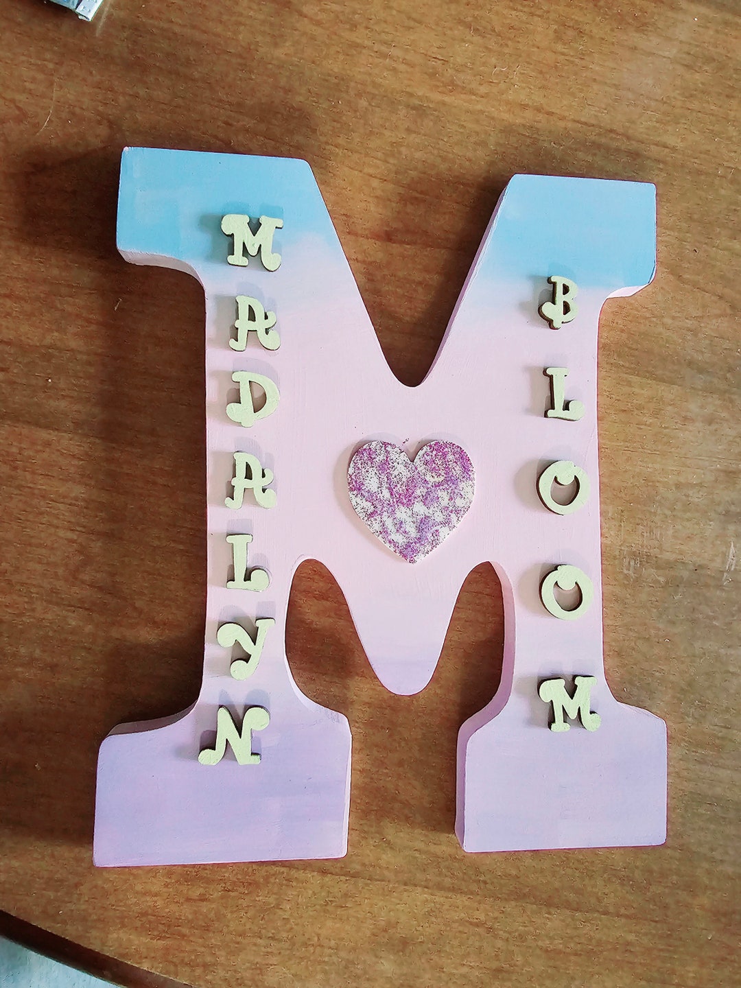 Custom Wood Letter - Etsy