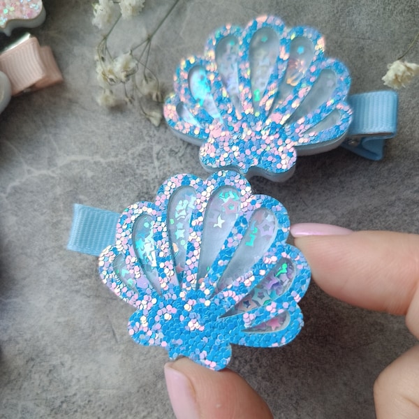 Seashell Hair Clip - Etsy