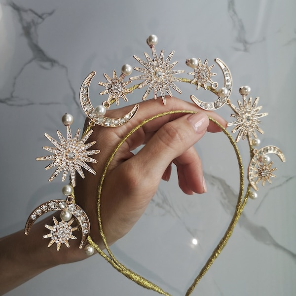 Moon Headband - Etsy