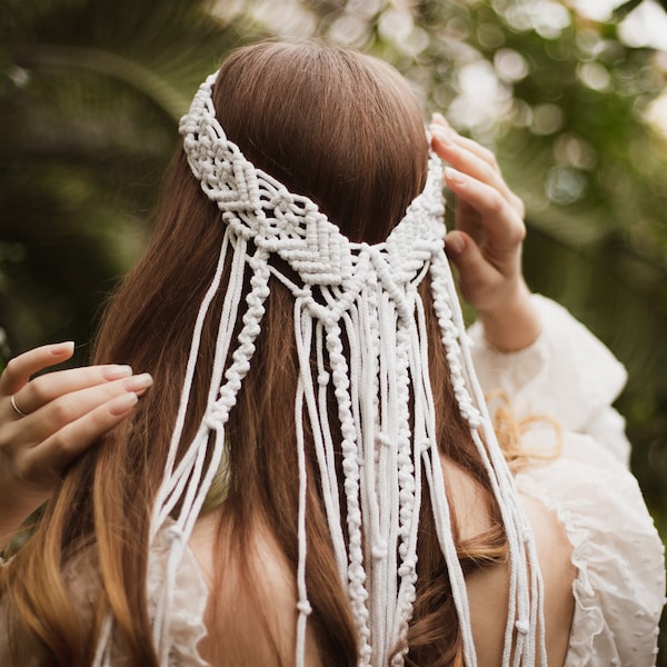 Boho Headpiece - Etsy