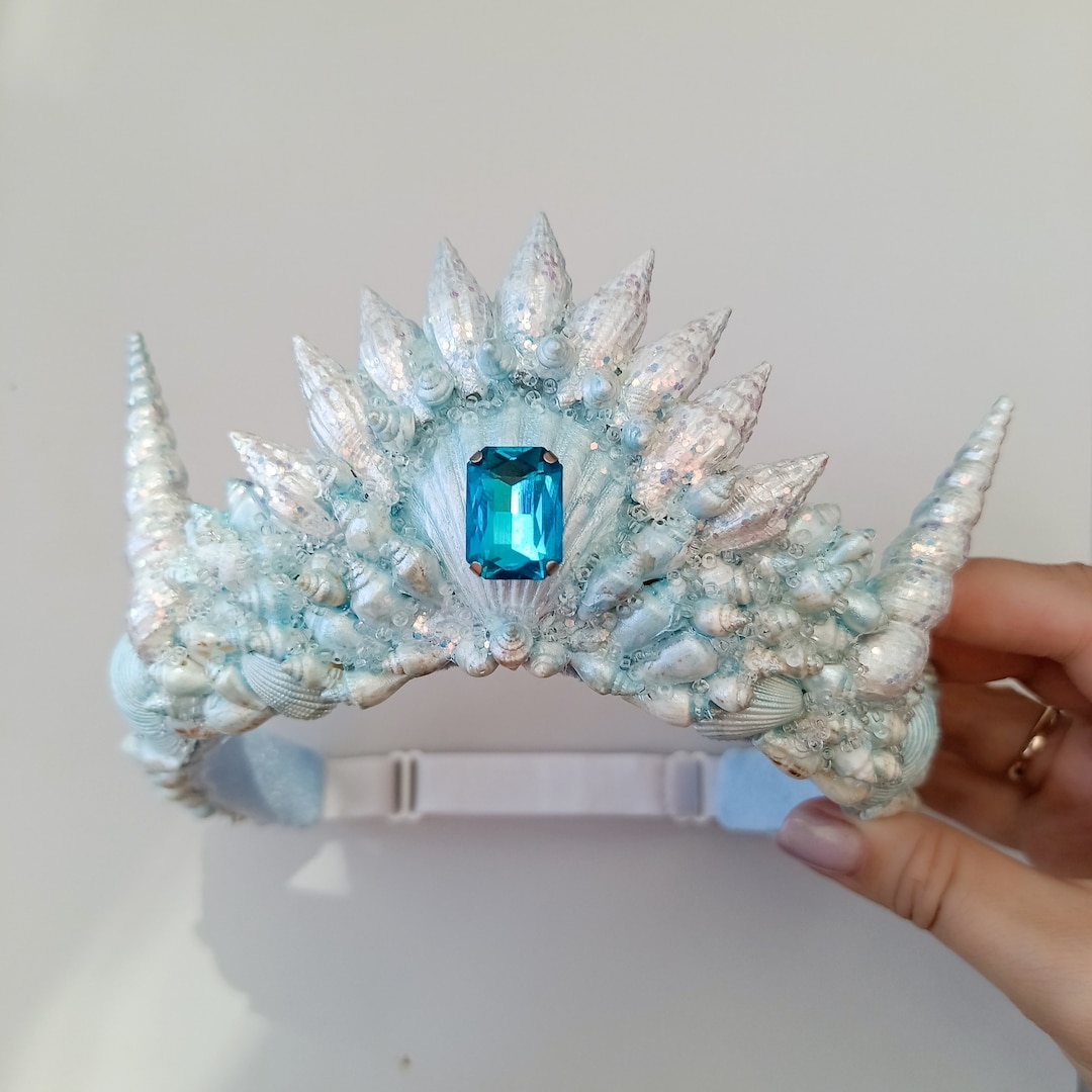 Ice Mermaid Crown for Girls IN STOCK Little Mermaid Costume - Etsy