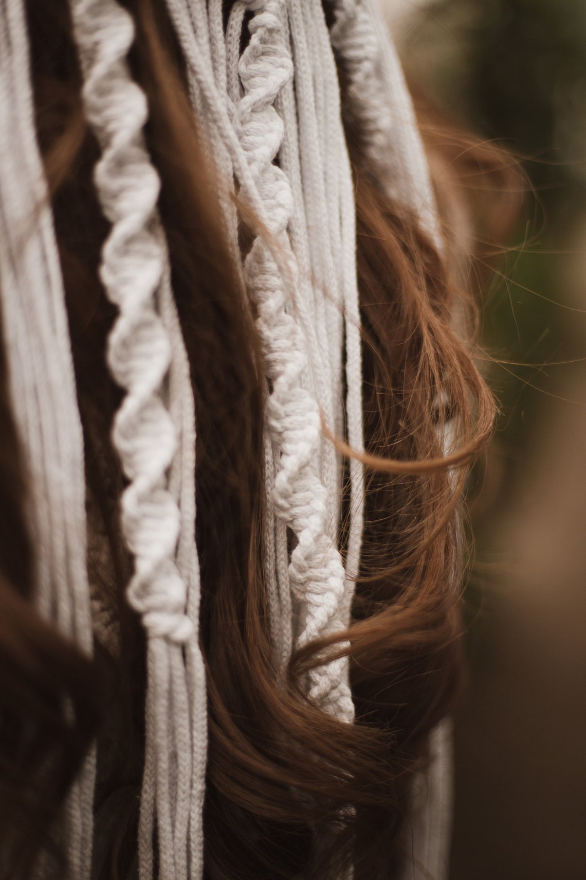 Boho Headpiece Boho Veil Macrame Veil Boho Wedding Veil for - Etsy