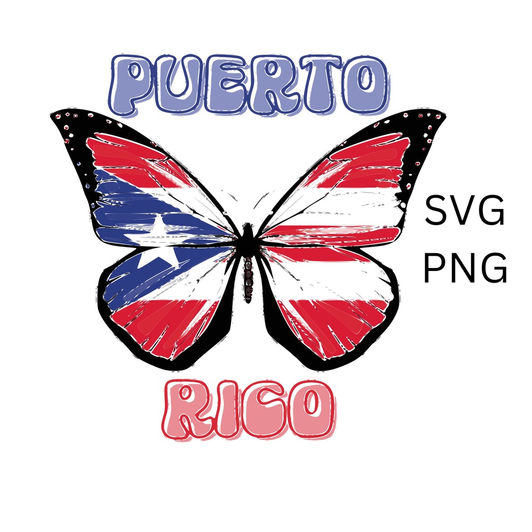 Puerto Rico Svg, Puerto Rico Flag Svg, Svg Files for Cricut, Svg for ...