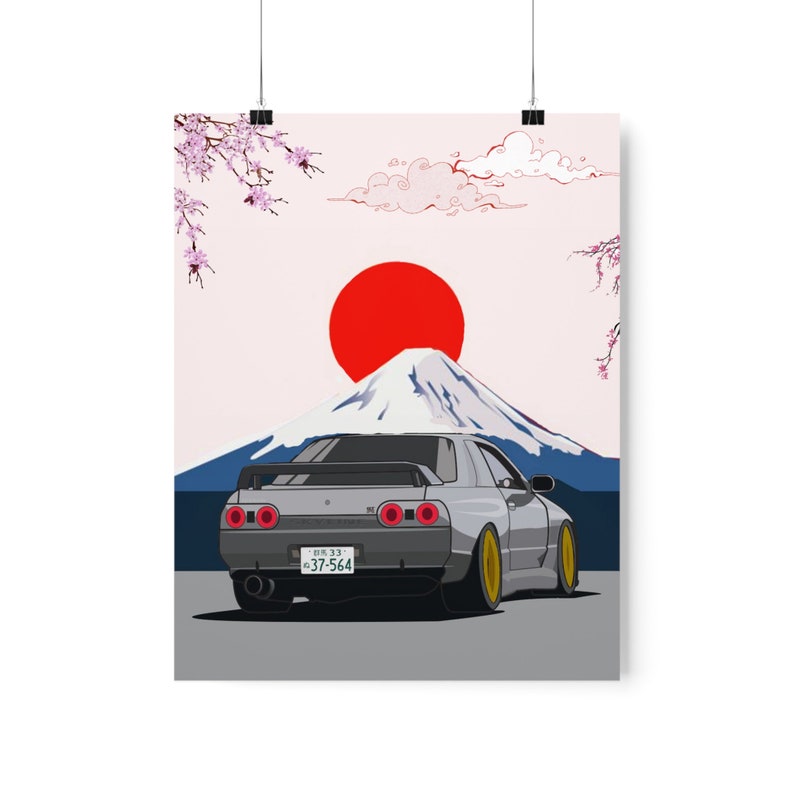 Nissan GT-R R32 Premium Matte Vertical Posters - Etsy
