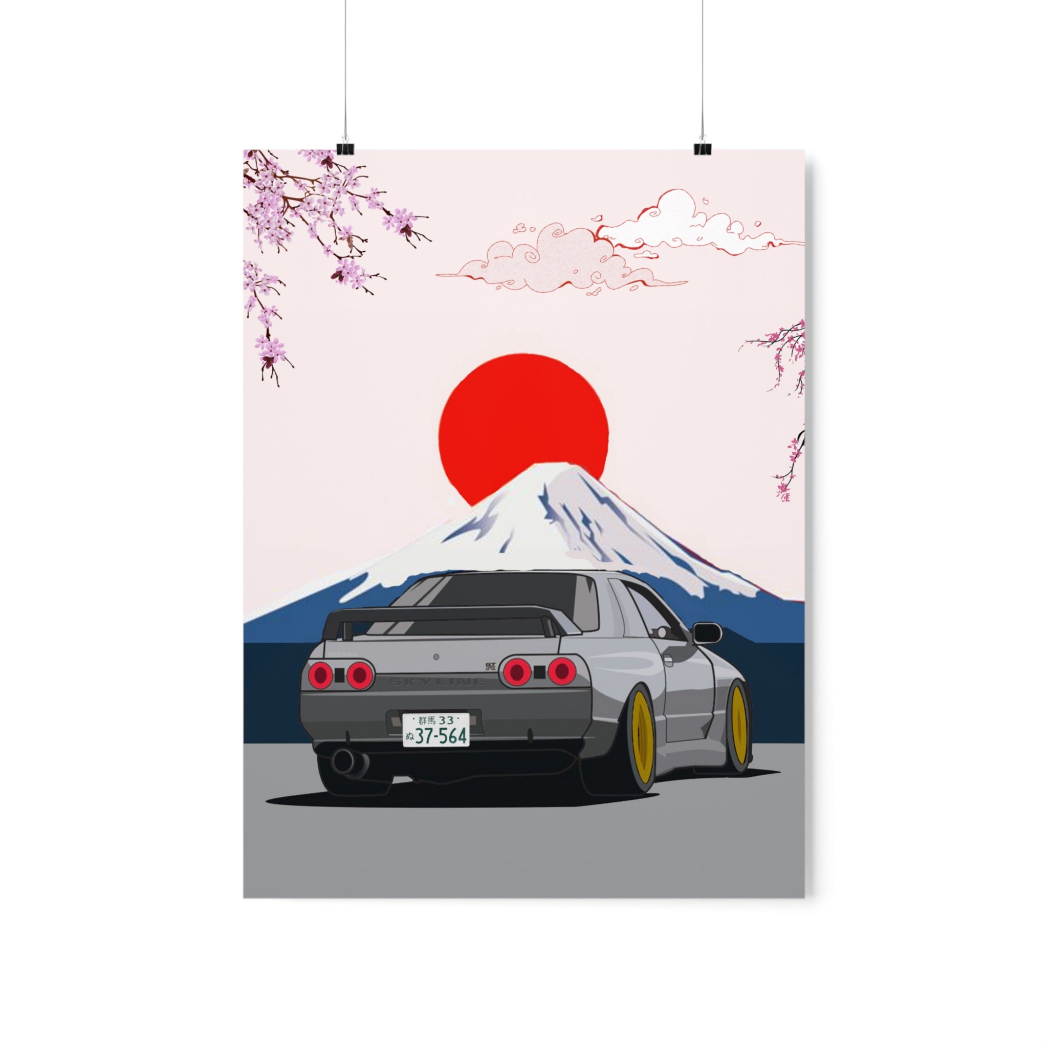 Nissan GT-R R32 Premium Matte Vertical Posters - Etsy