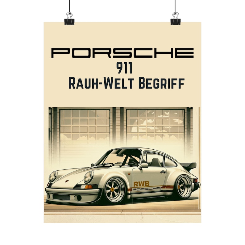 Porsche 911 RWB Premium Matte Vertical Posters - Etsy