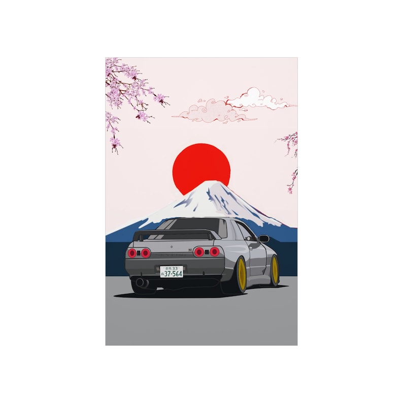 Nissan GT-R R32 Premium Matte Vertical Posters - Etsy