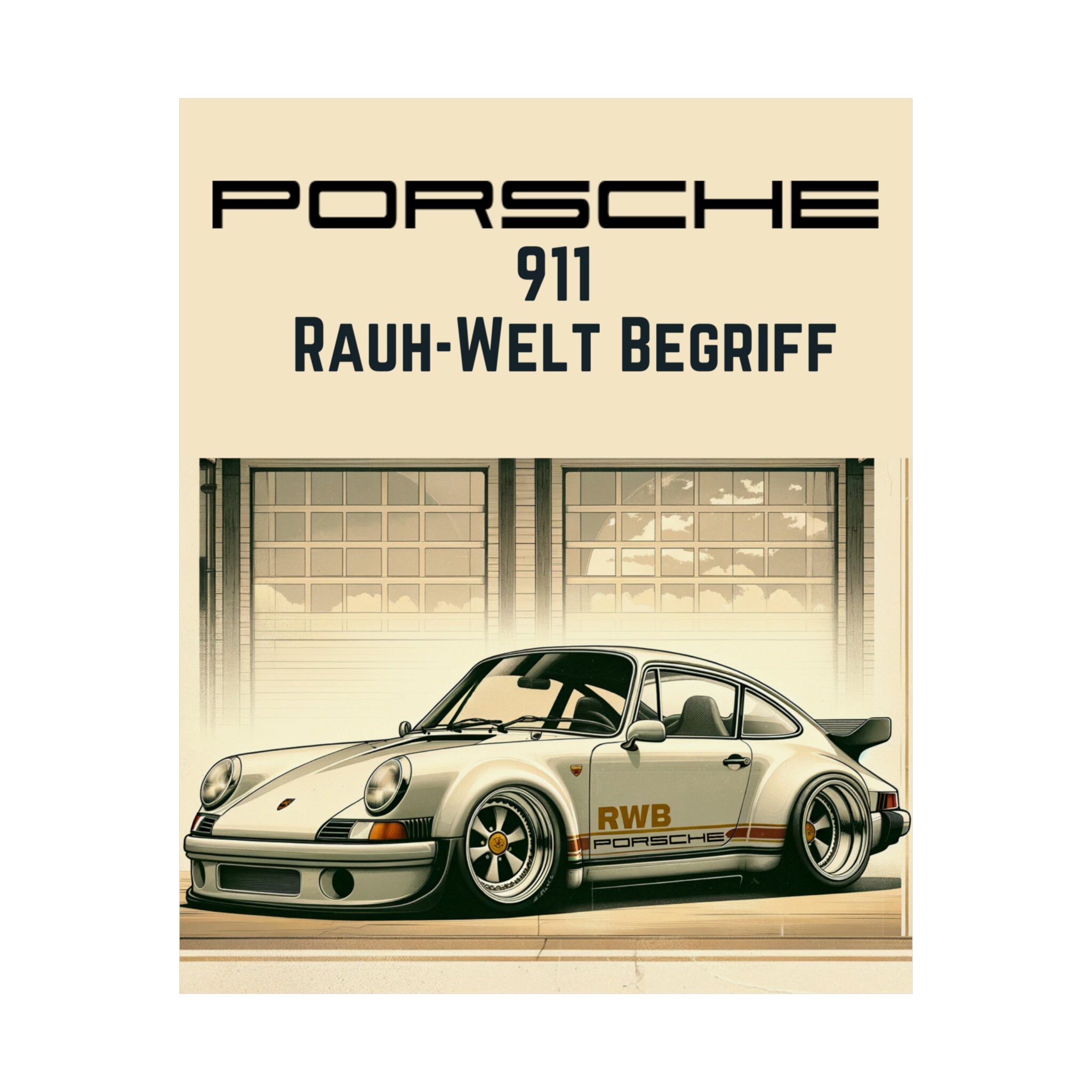 Porsche 911 RWB Premium Matte Vertical Posters - Etsy