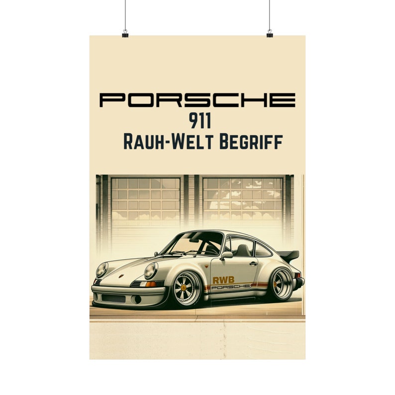Porsche 911 RWB Premium Matte Vertical Posters - Etsy