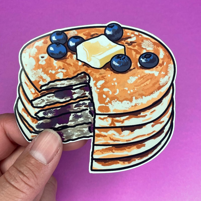 Pancake Fridge Magnets - Etsy