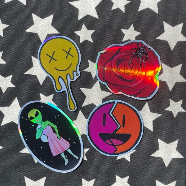 Large Smiley Face Stickers - Etsy