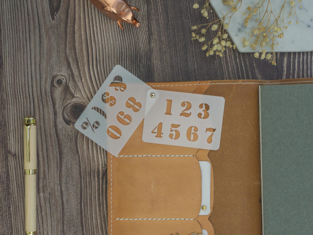 Medium Army Number Stencil Booklet | Bujo Bullet Journal Planner ...