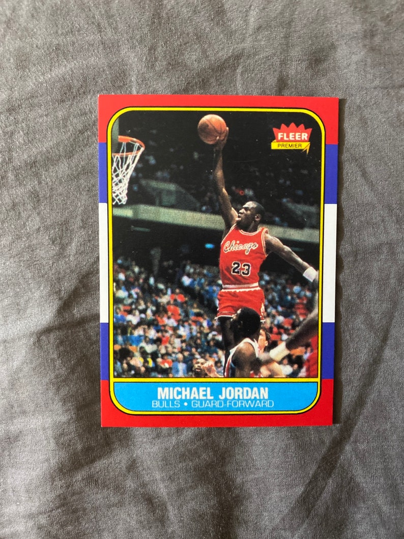 1986 Fleer Michael Jordan 57 Rookie Card RC Reprint - Etsy