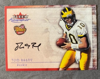 Tom Brady Reprint Card - Etsy