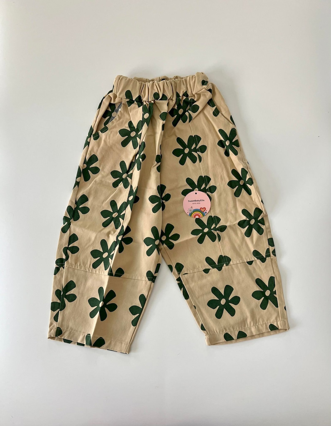 Kids and Toddler Flower Balloon Pants - Etsy