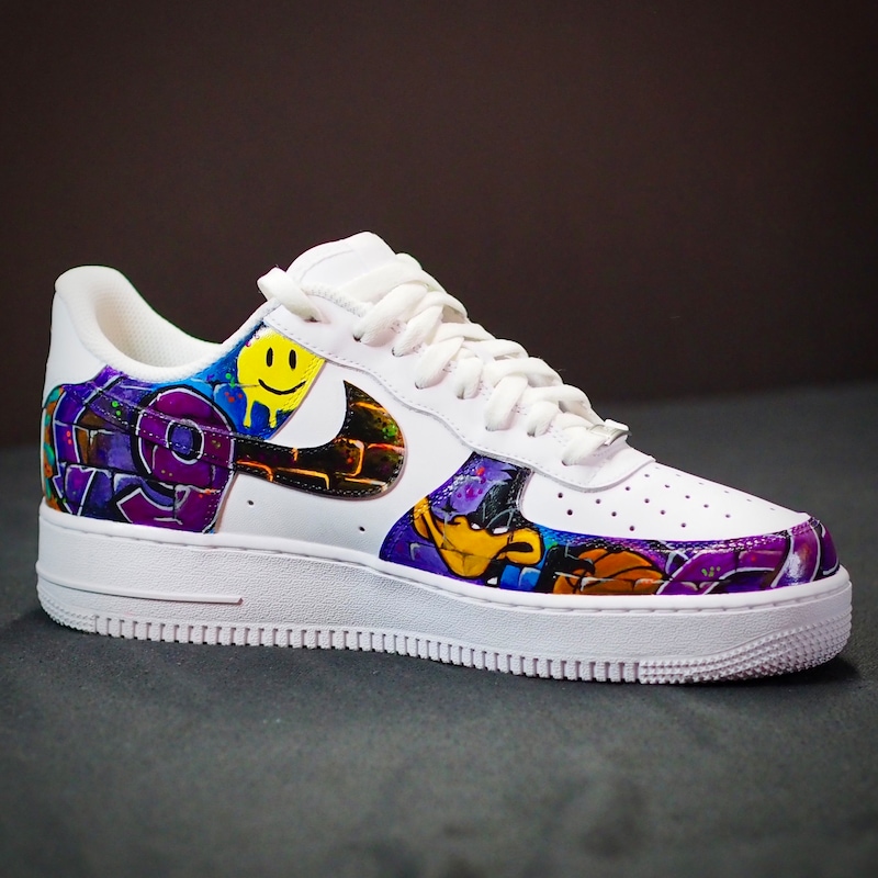 Painted Air Force 1 - Etsy