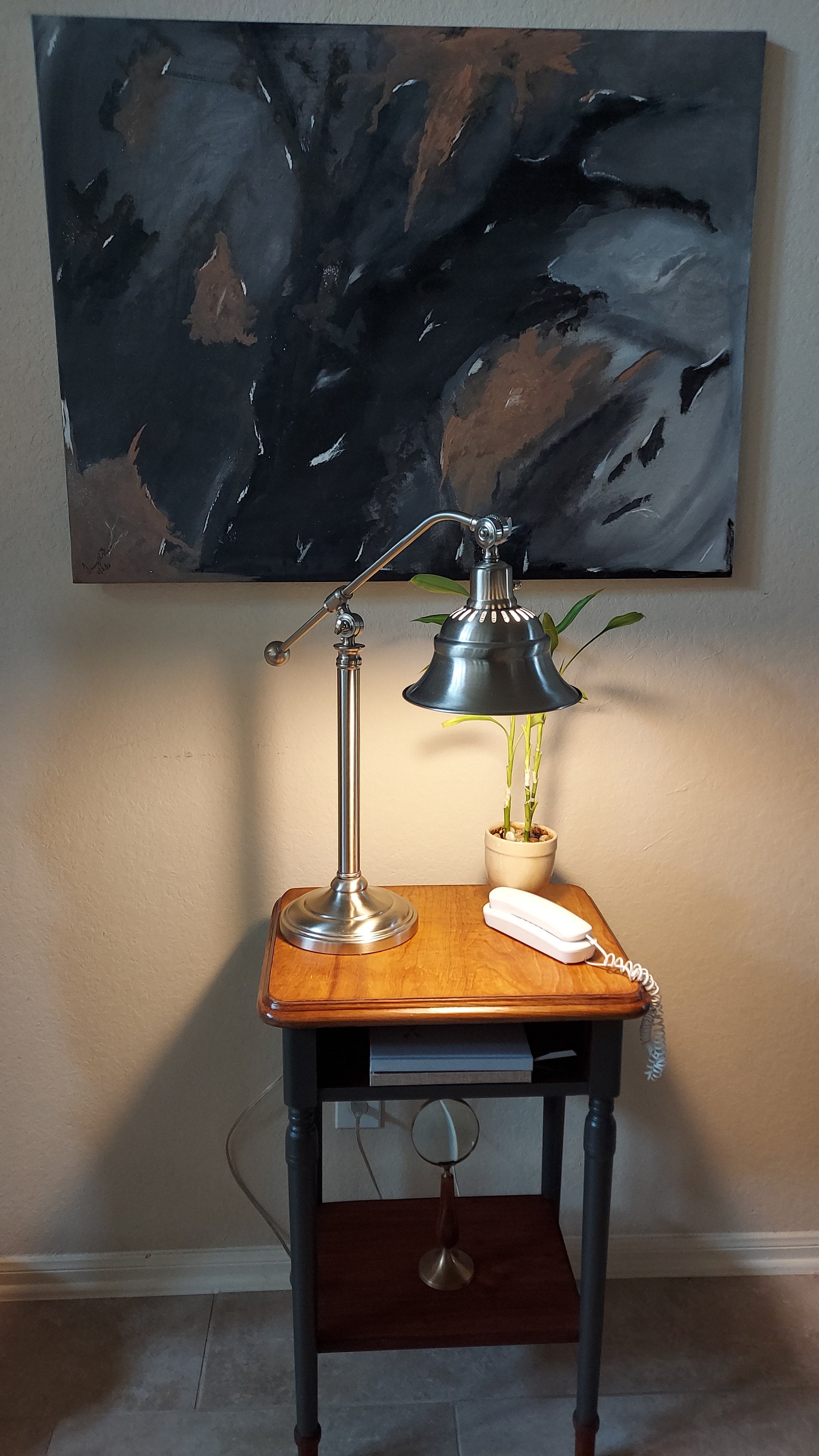 Vintage-rustic-style-telephone Side Table Makeover - Etsy