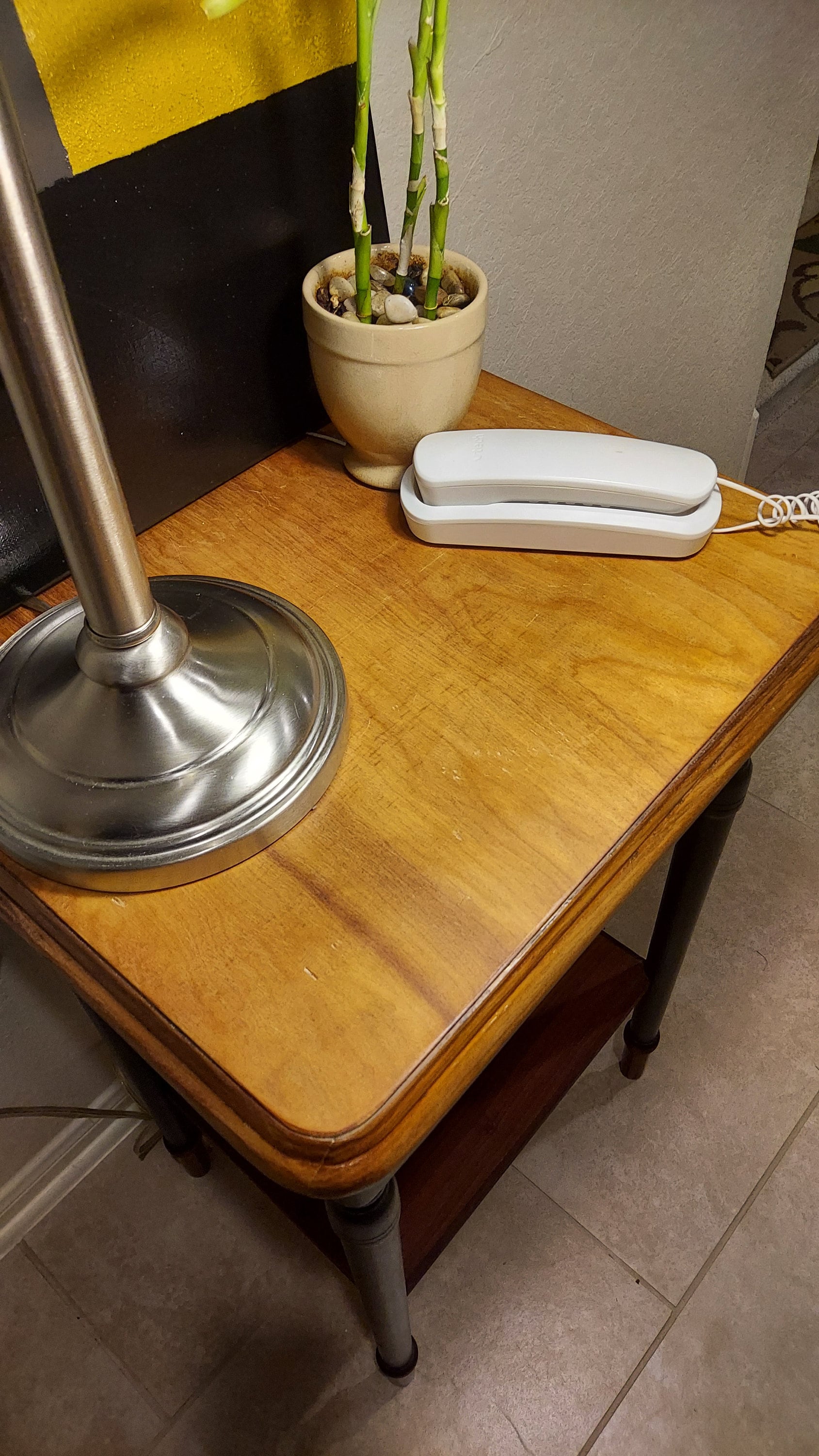 Vintage-rustic-style-telephone Side Table Makeover - Etsy