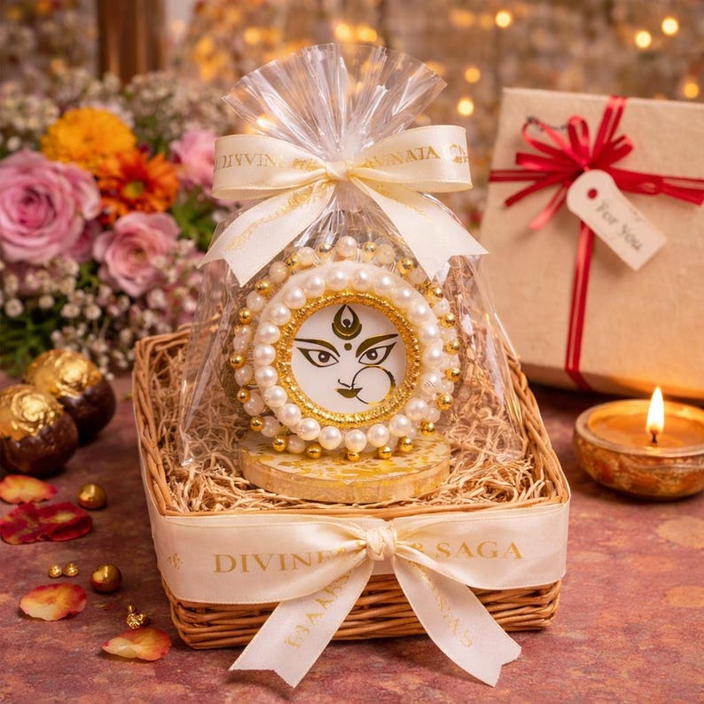Resin Mata Rani Durga Stand | Navratri & Durga Pooja Return Gifts ...