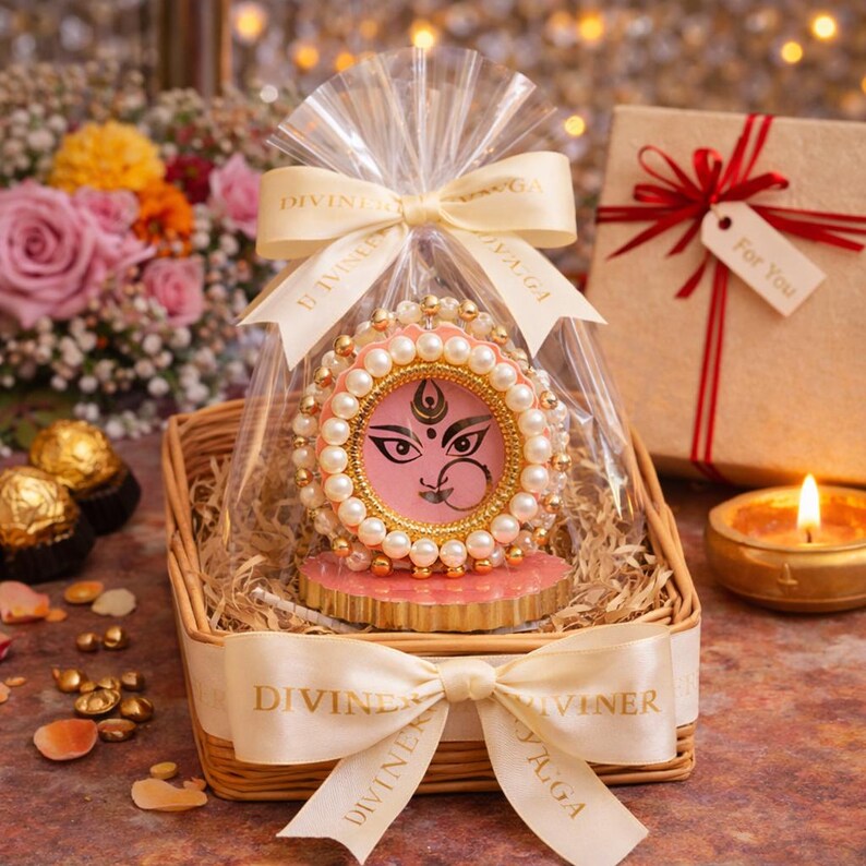 Resin Mata Rani Durga Stand | Navratri & Durga Pooja Return Gifts ...