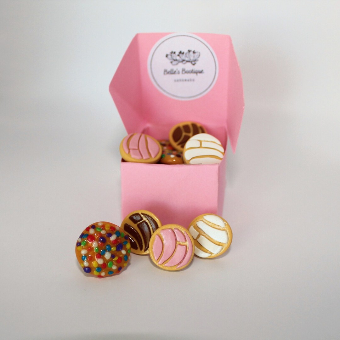 Pan Dulce Studs Sprinkle Cookies Concha Earrings - Etsy