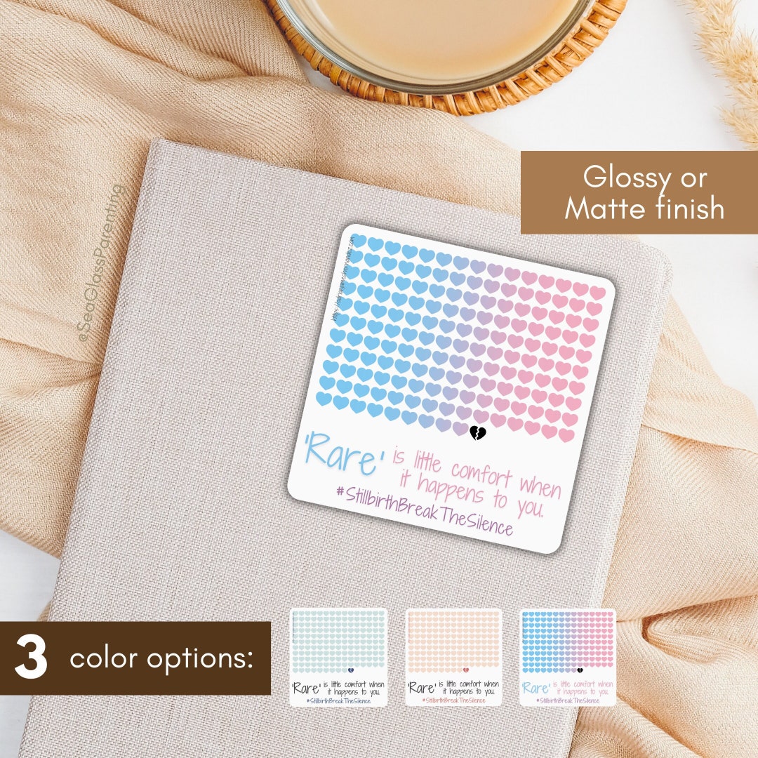 Pregnancy and Infant Loss Stickers, Baby Loss Awareness Stickers, TFMR ...