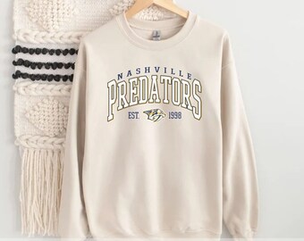 Nashville Predators Sweater - Etsy