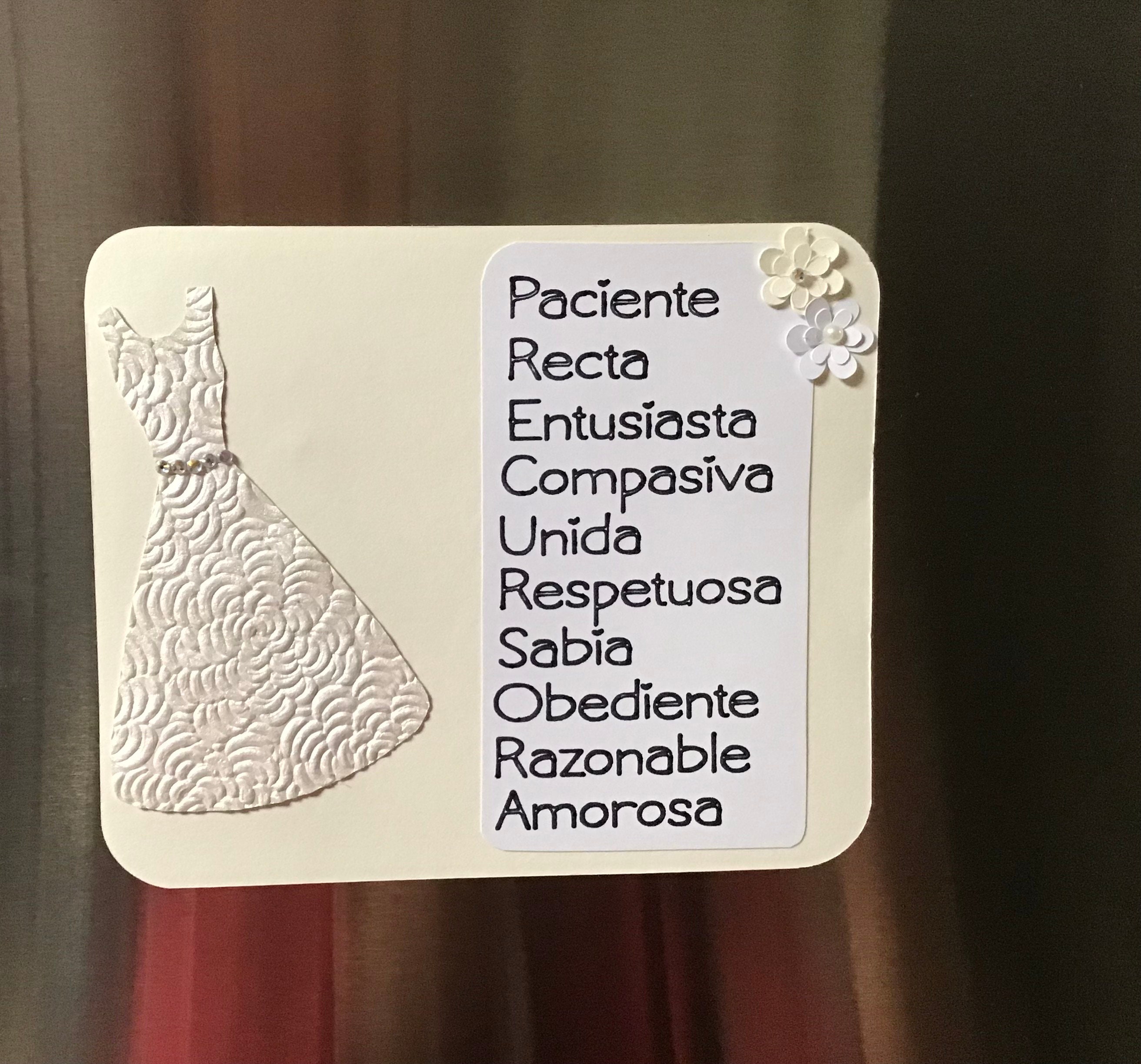 Tarjeta De Precursora - Etsy