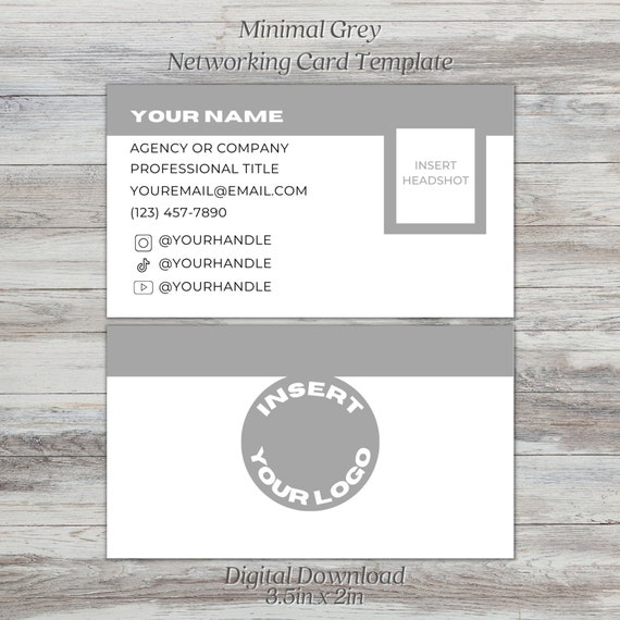 Networking Business Card Templates