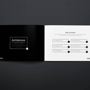 Clean Landscape Architecture Brochure Corporate Business Editable ...