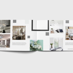 Interior Design Catalog Brochure Corporate Editable Indesign Template ...