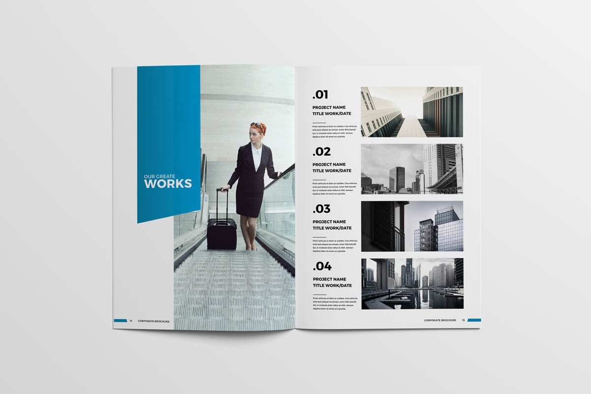 Company Profile Brochure Corporate Editable Indesign Print Booklet ...