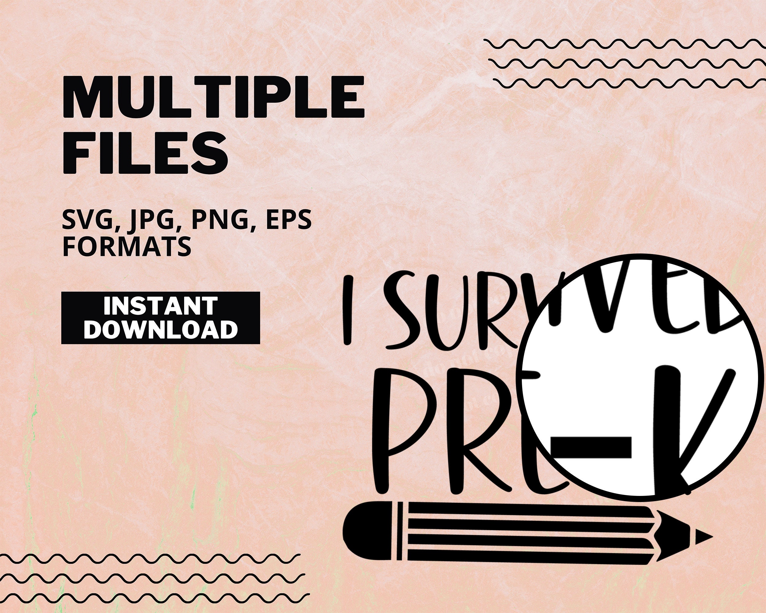 I Survived Pre K SVG First Grade Png Back to School Png - Etsy