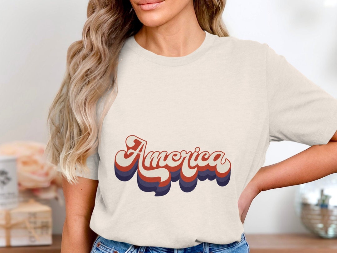 America Text Png, Vintage Retro American Design Png, USA Typography Png ...