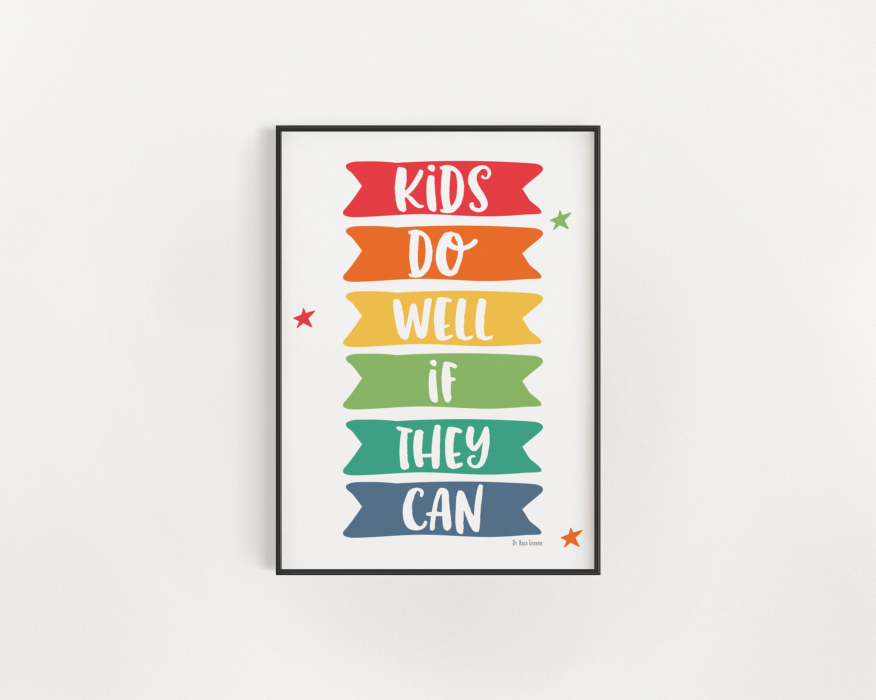 Playroom Poster, Kids Do Well If They Can, Classroom Poster, Printable ...