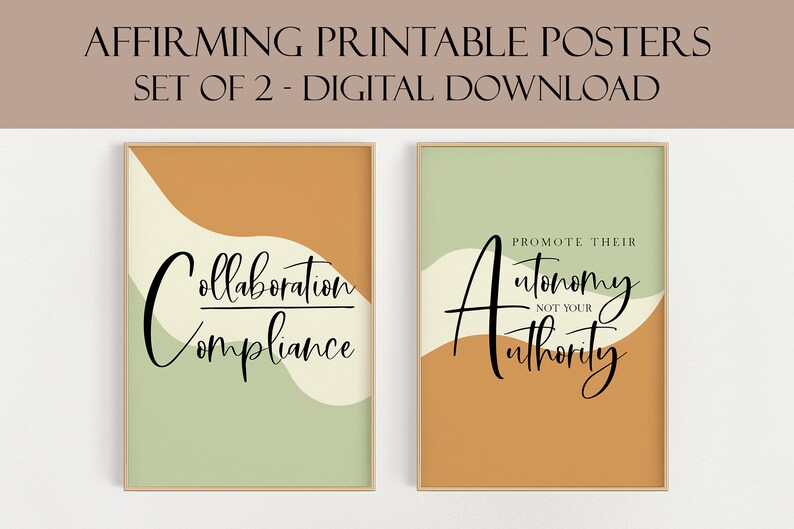 Neurodiversity Affirming, Aesthetic Posters, Digital Download ...