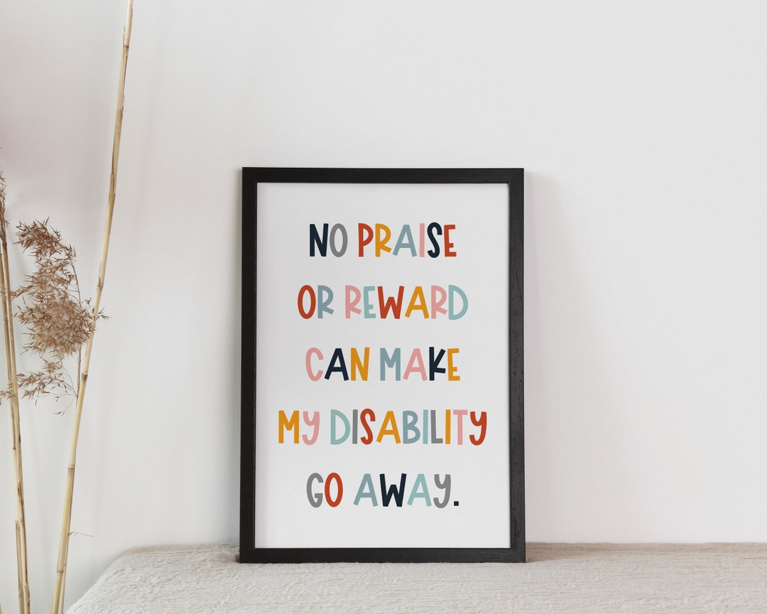 Disability Awareness Poster: Classroom Psychology Decor (digital ...