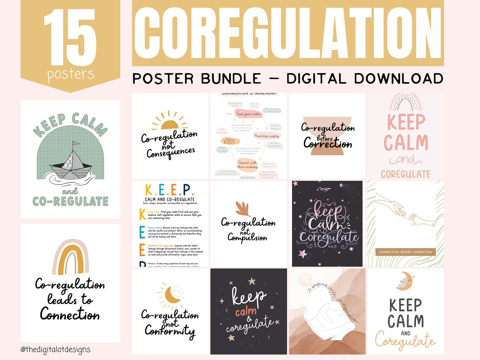 Coregulation Printable Posters, Digital Download Wall Art ...