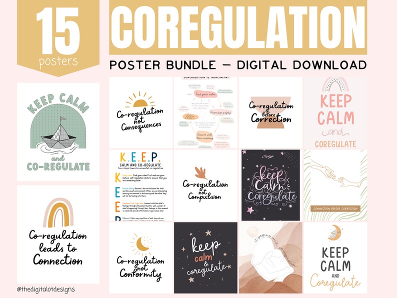 Coregulation Printable Posters, Digital Download Wall Art ...