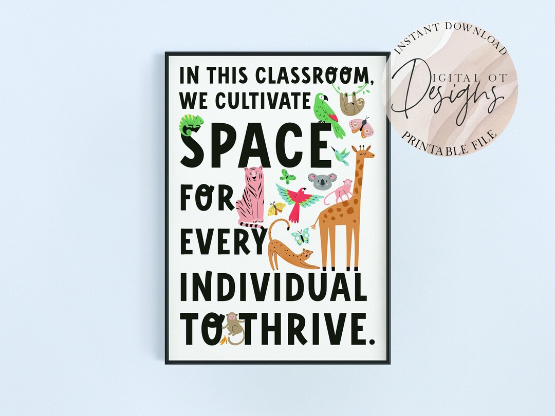 Classroom Poster, Therapy Office Decor, Neurodiversity Affirming ...