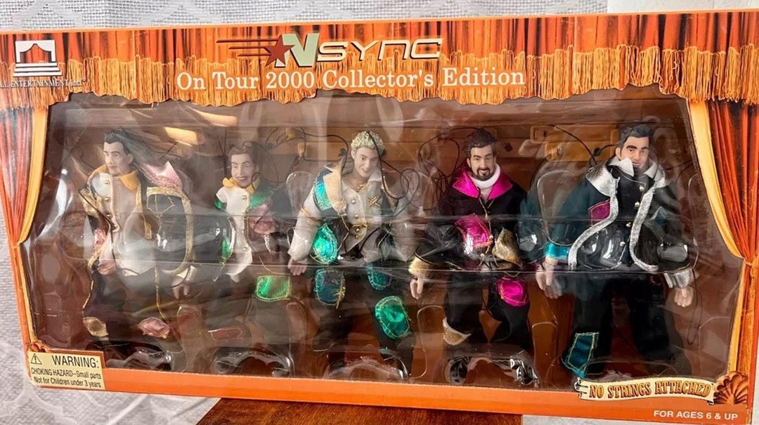 Rare NSYNC on Tour 2000 Collector Edition Marionette Dolls “no Strings ...