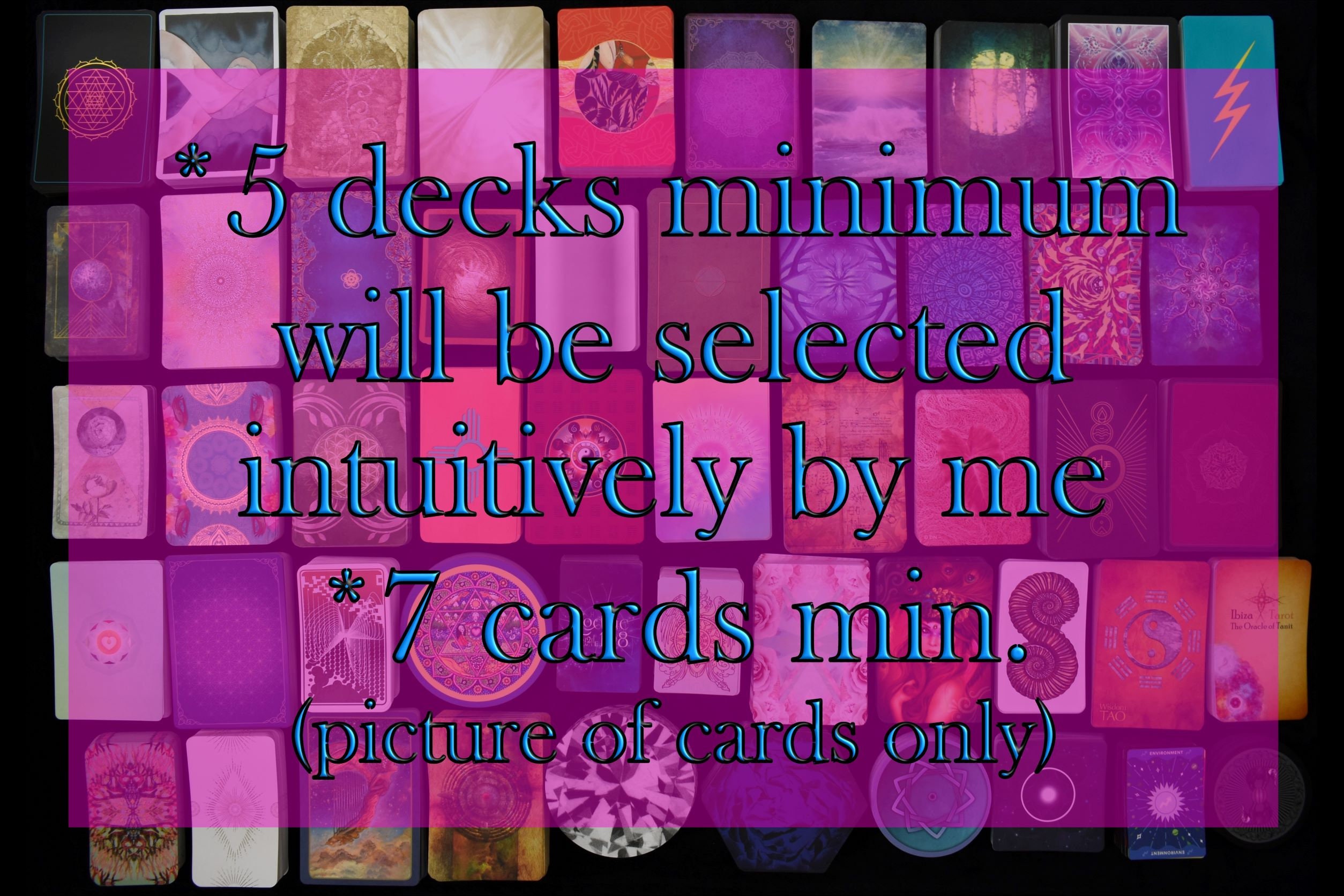 Multiple Card Oracle Reading Blind Reading no Questions - Etsy